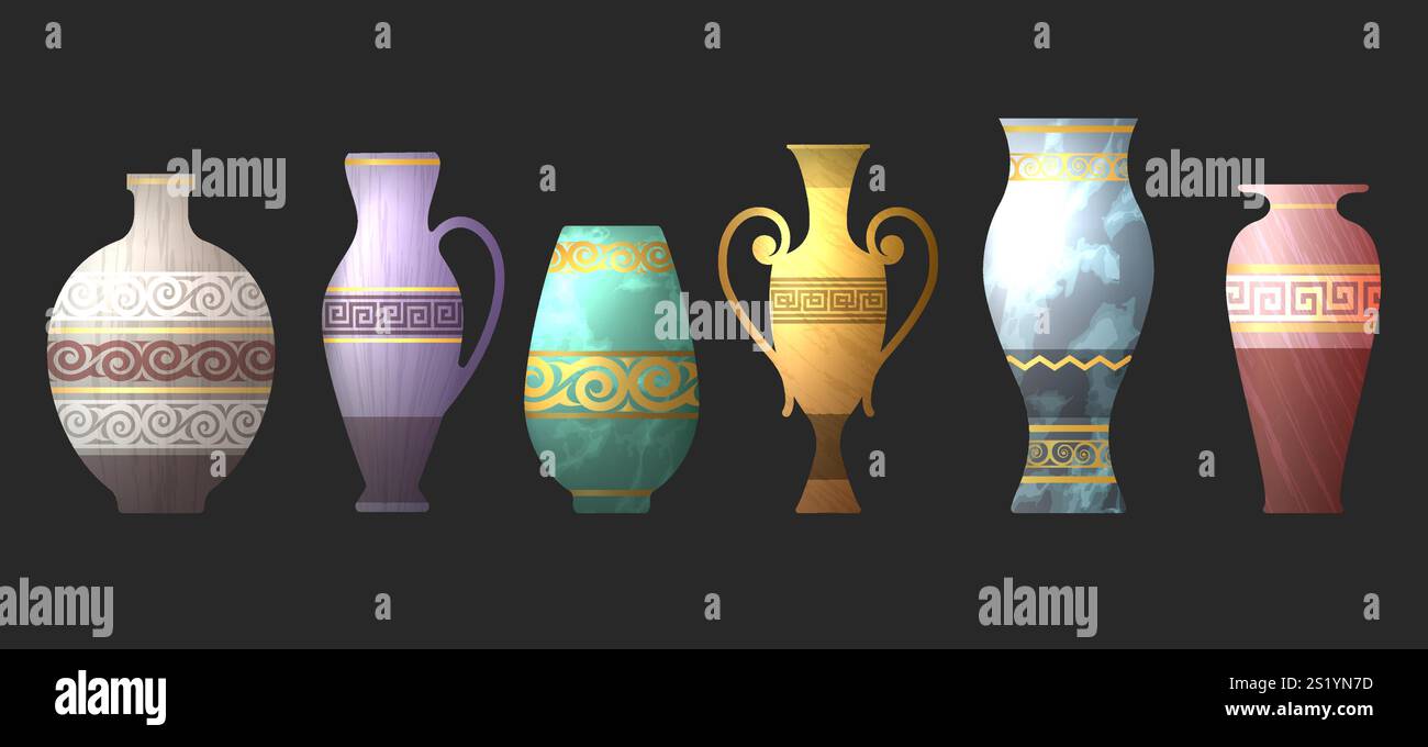 Colorful ancient roman marble Stock Vector Images - Alamy