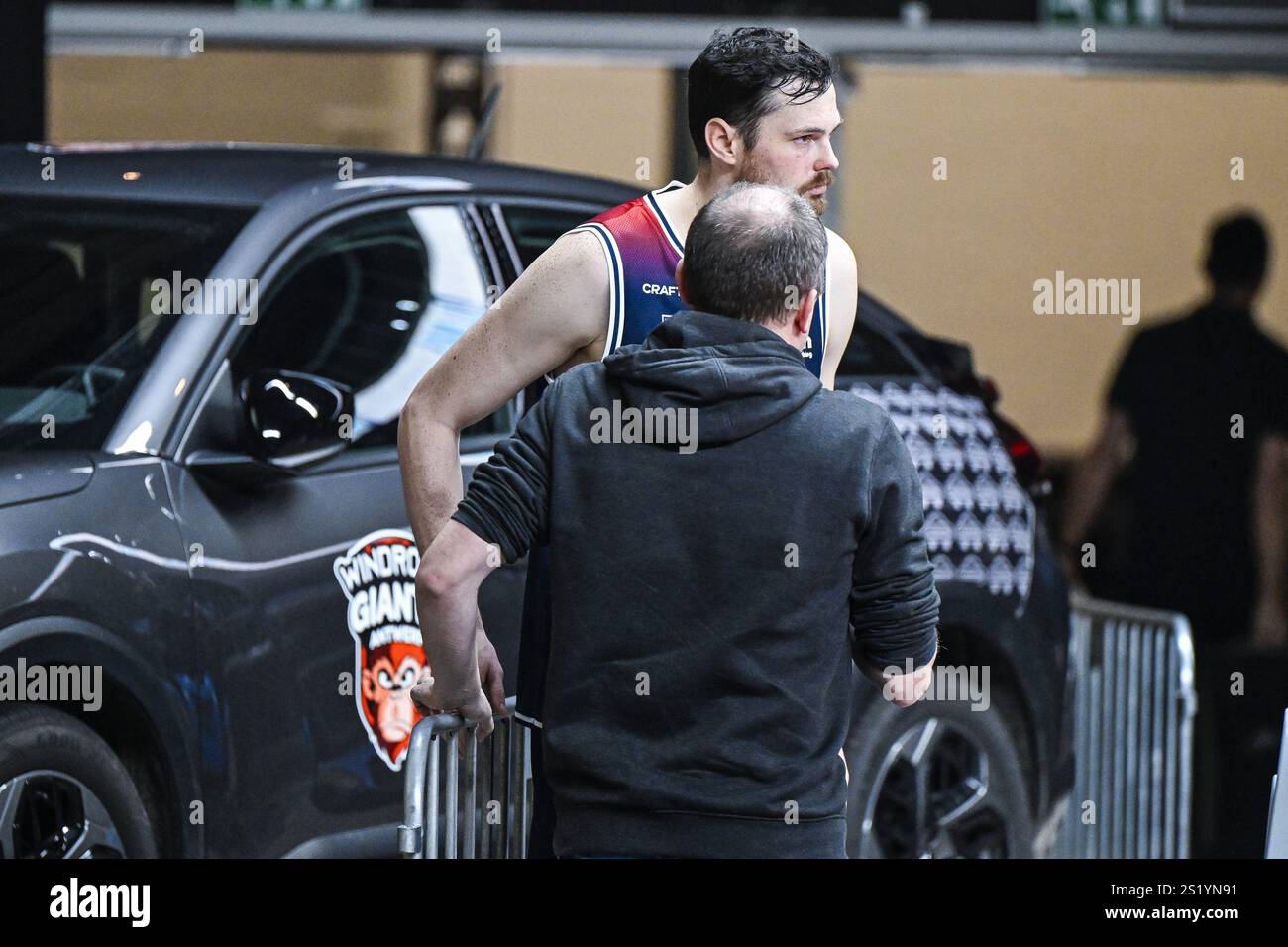 Brussels, Belgium. 05th Jan, 2025. Limburg's Jonas Delalieux looks ...