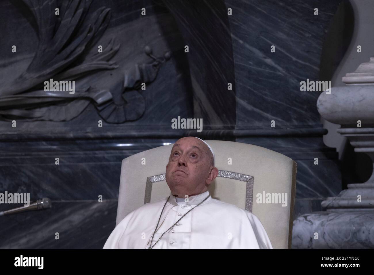 Rome, Italy, 4 January, 2025. Pope Francis attends Episcopal ordination ...