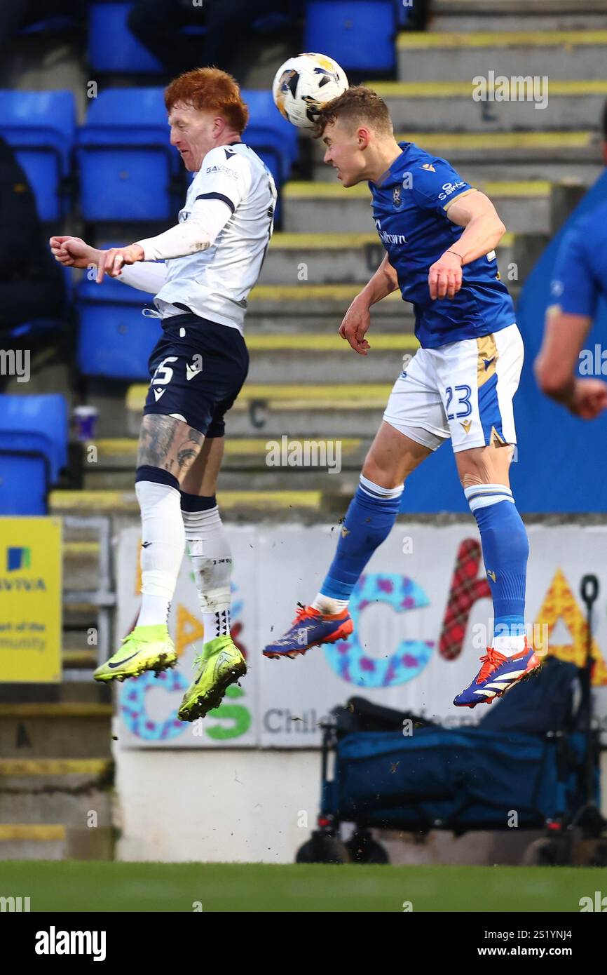 5th January 2025; McDiarmid Park, Perth, Scotland: Scottish Premiership ...