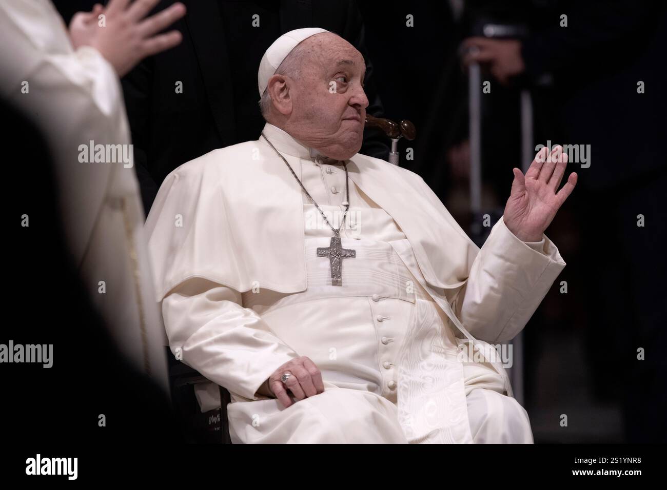 Rome, Italy, 4 January, 2025. Pope Francis attends Episcopal ordination ...