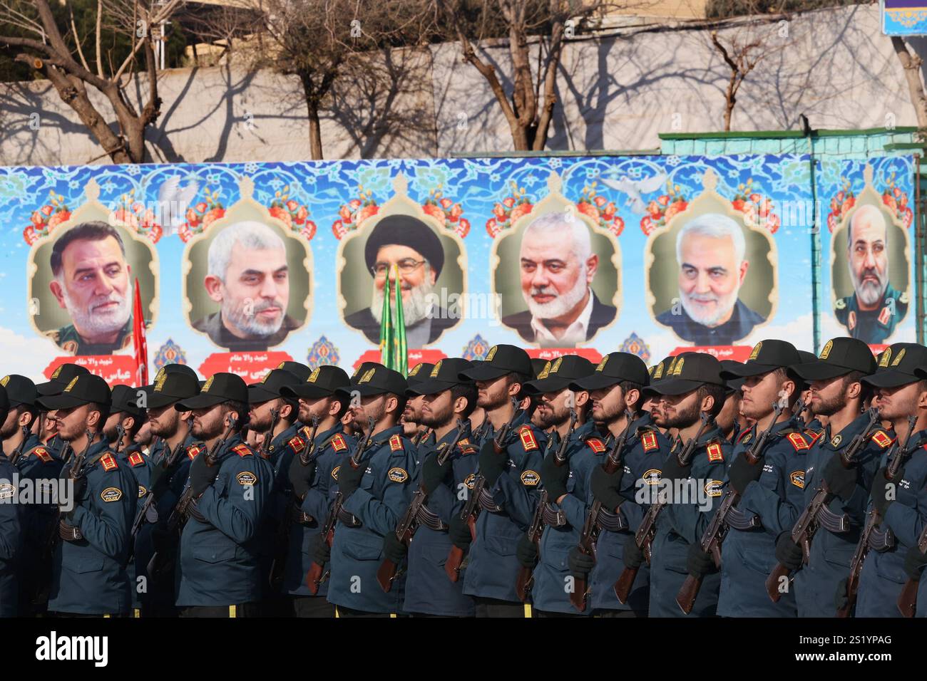 Tehran, Iran. 5th Jan, 2025. Iranian soldiers attend the 47th ...