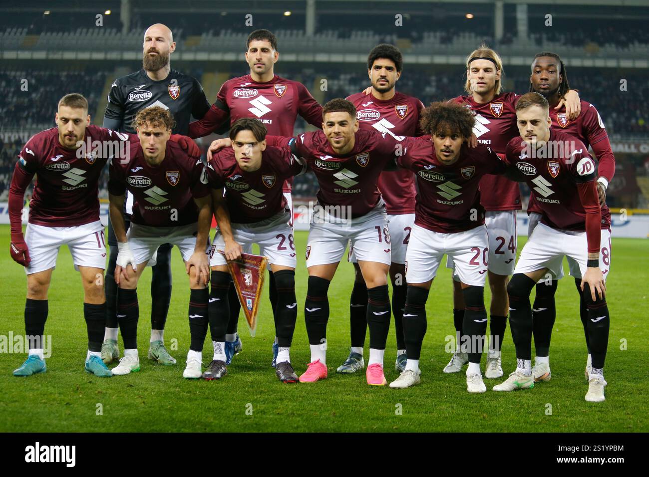 Turin, Italy. 05th Jan, 2025. Torino FC team picture during the Italian ...