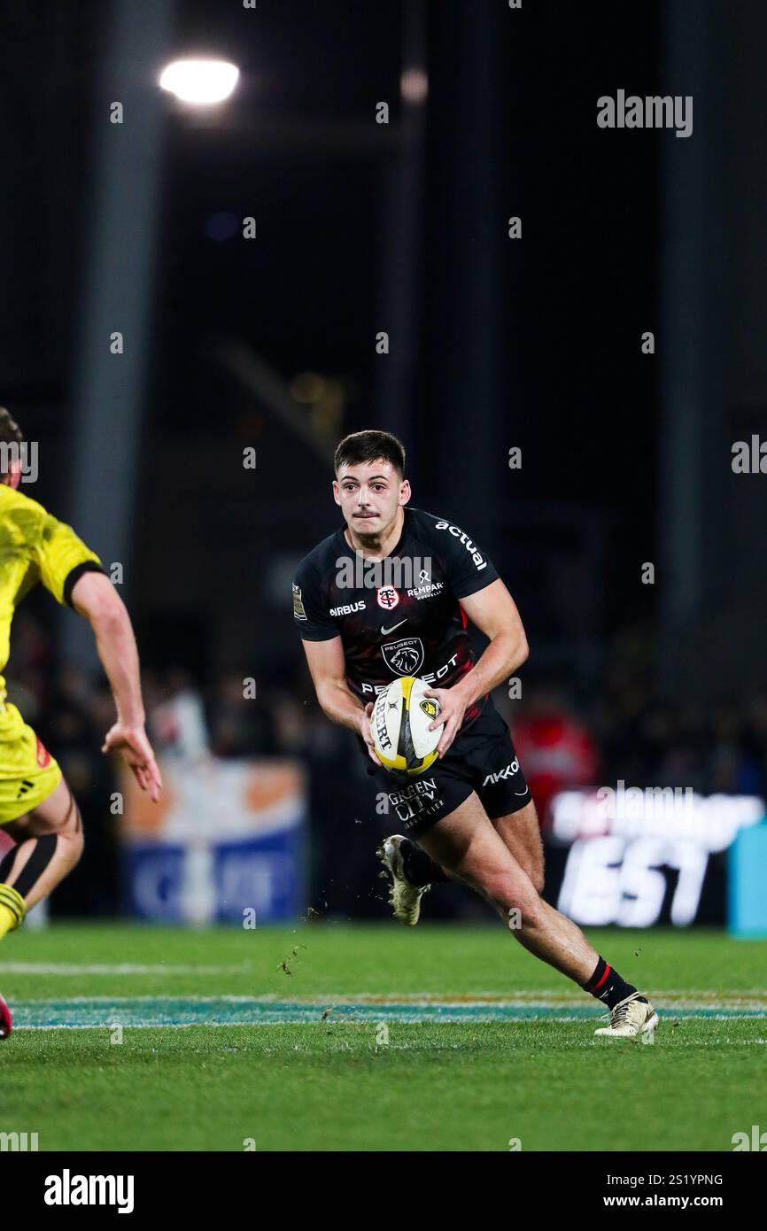 La Rochelle, France. 04th Jan, 2025. Lucas Vignères of Stade Toulousain ...