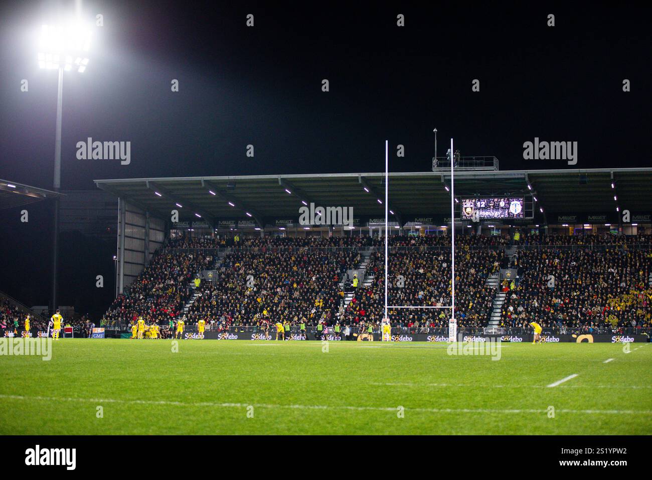 La Rochelle, France. 04th Jan, 2025. Playing time during the French ...