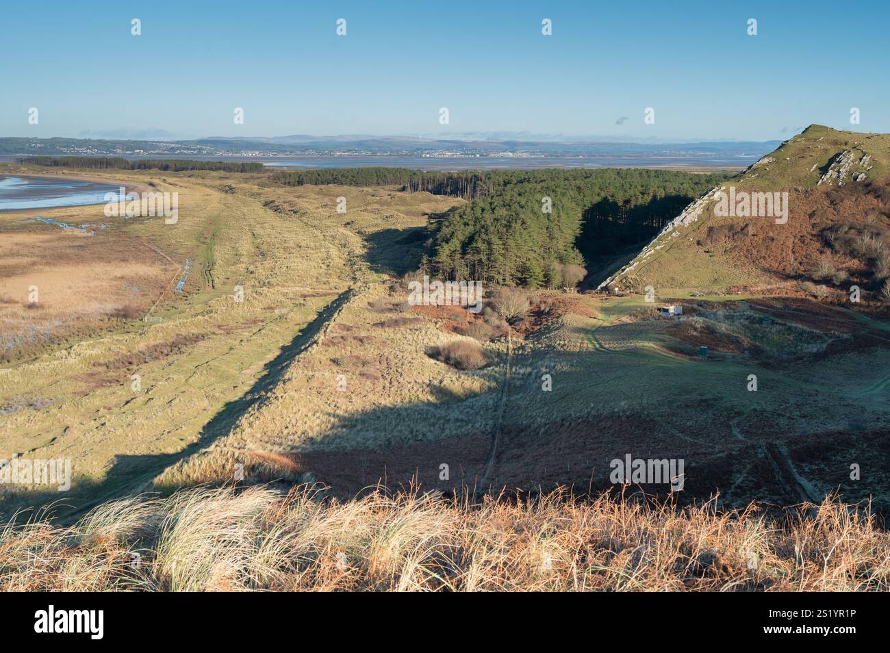 Cwm Ivy Tor and Whiteford NAtional Nature Reserve, Gower, Wales, UK ...