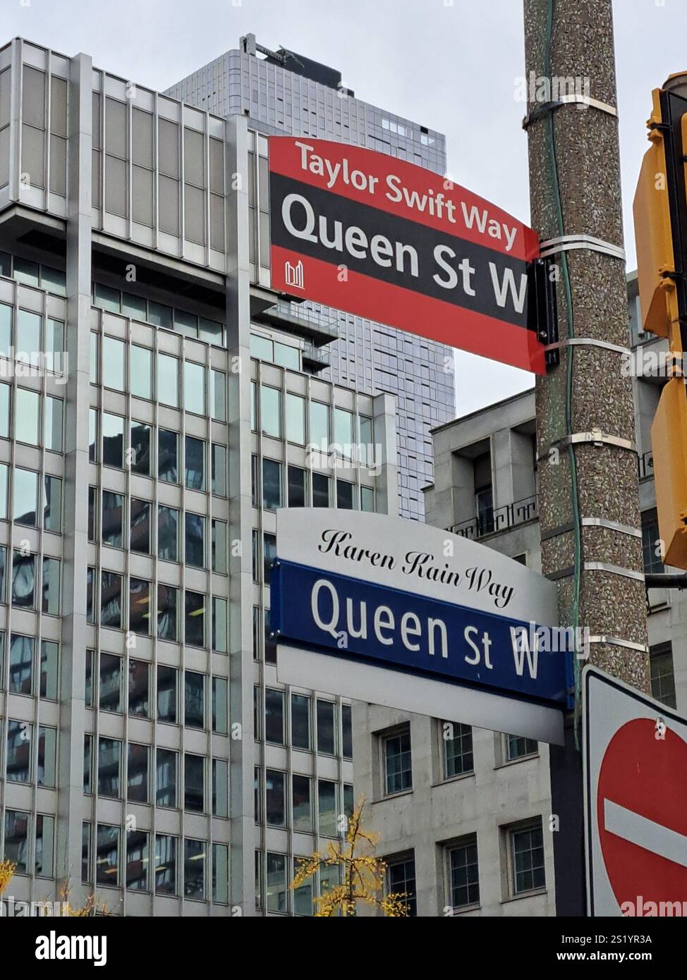 Queen Street West named Taylor Swift Way sign in downtown Toronto ...