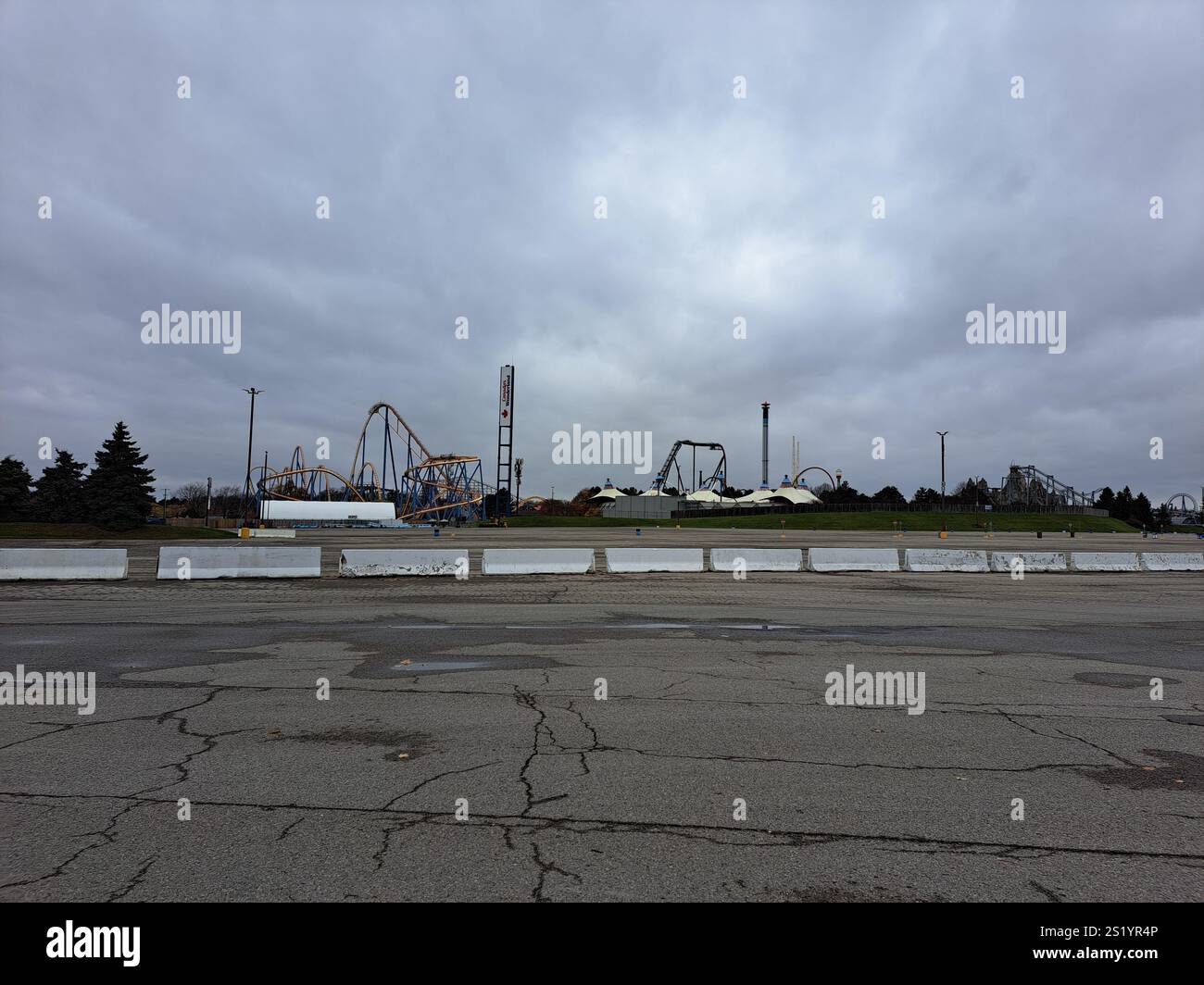 Behemoth roller coaster at Canada's Wonderland on Jane Street in ...