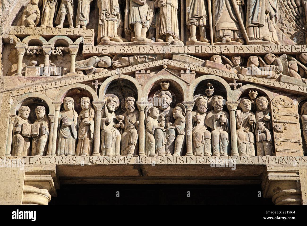 The elaborate sculptures showcase Biblical figures and motifs along the ...