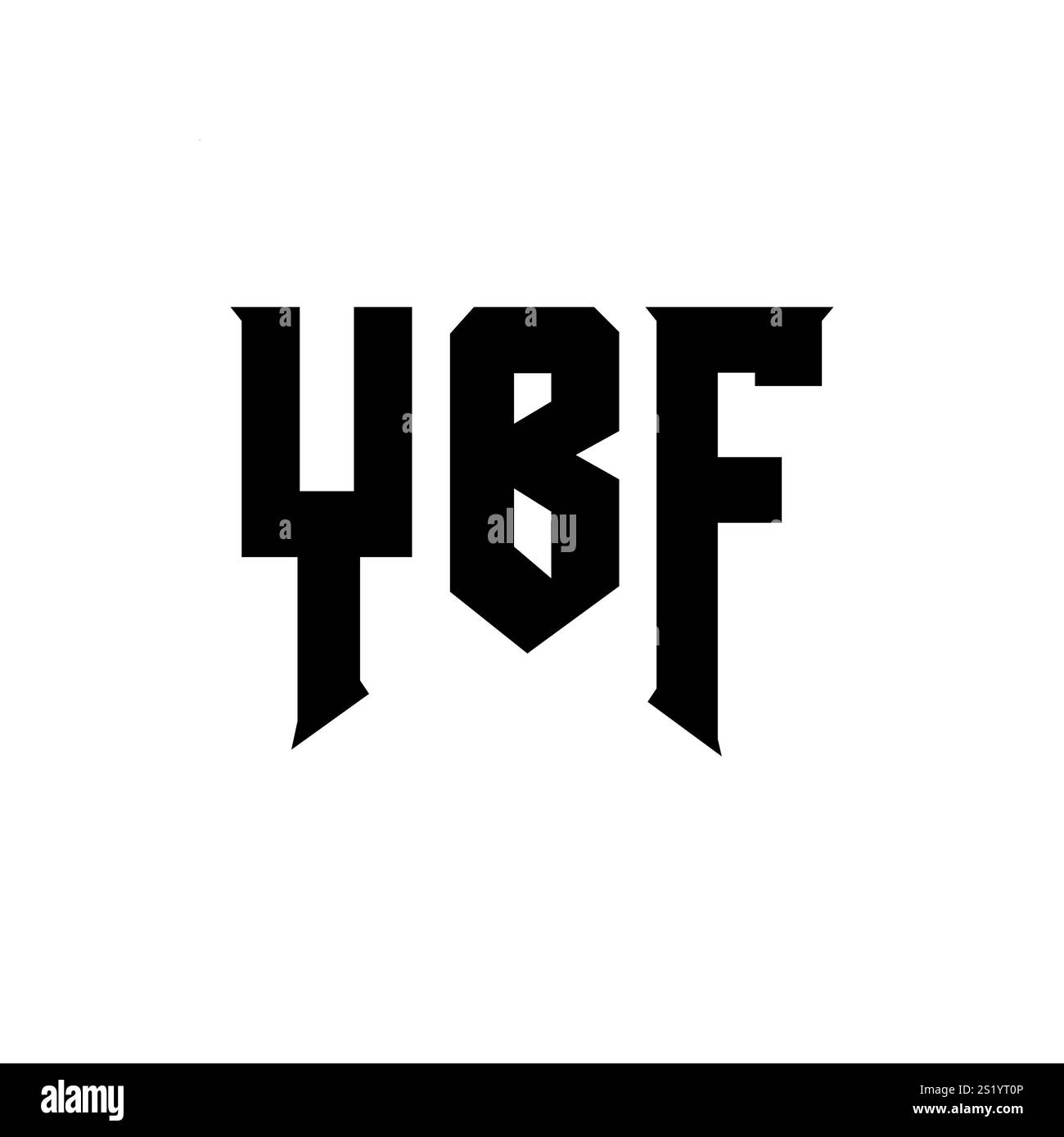 Ybf logo design hi-res stock photography and images - Alamy
