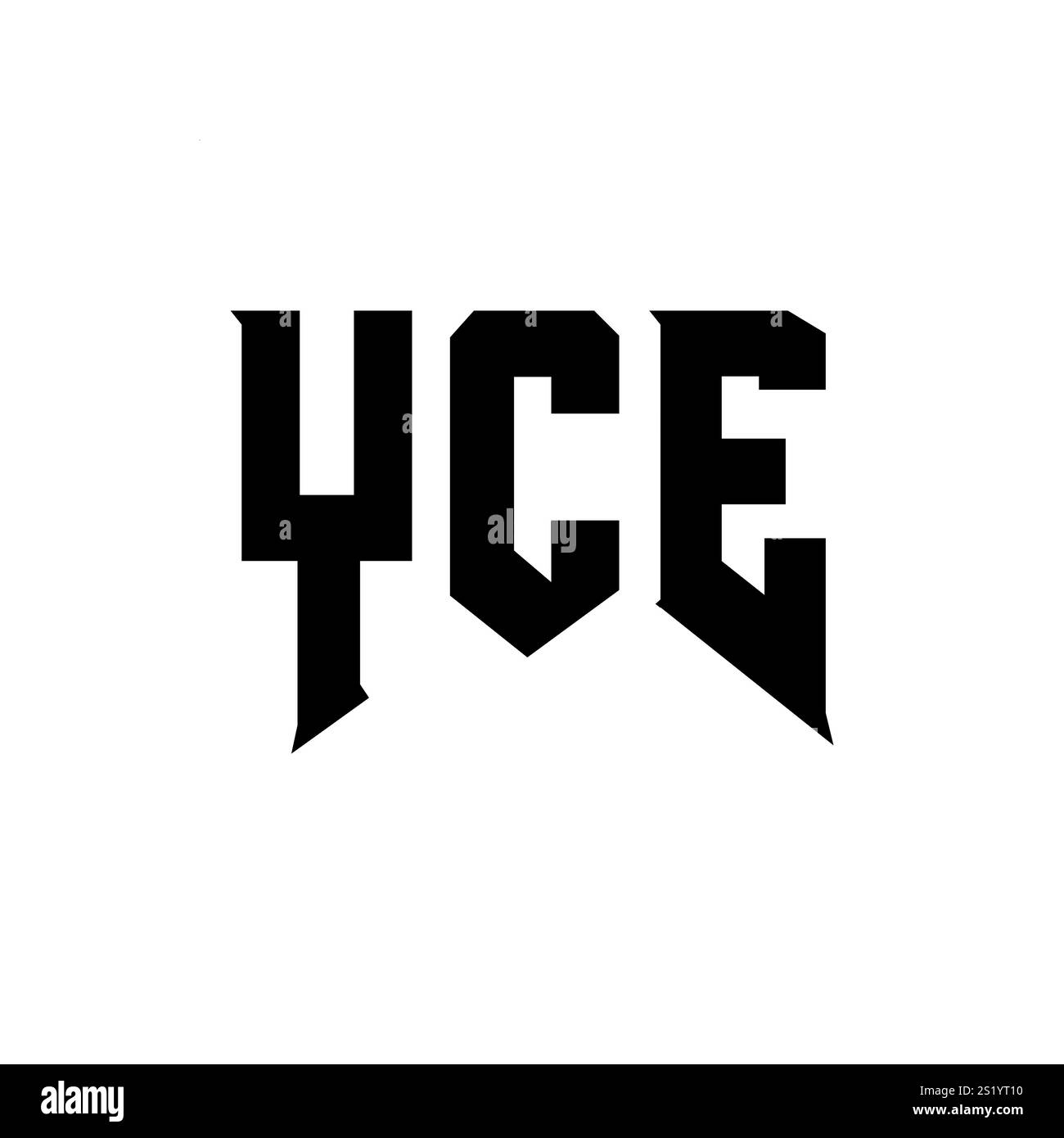 Yce logo design hi-res stock photography and images - Alamy