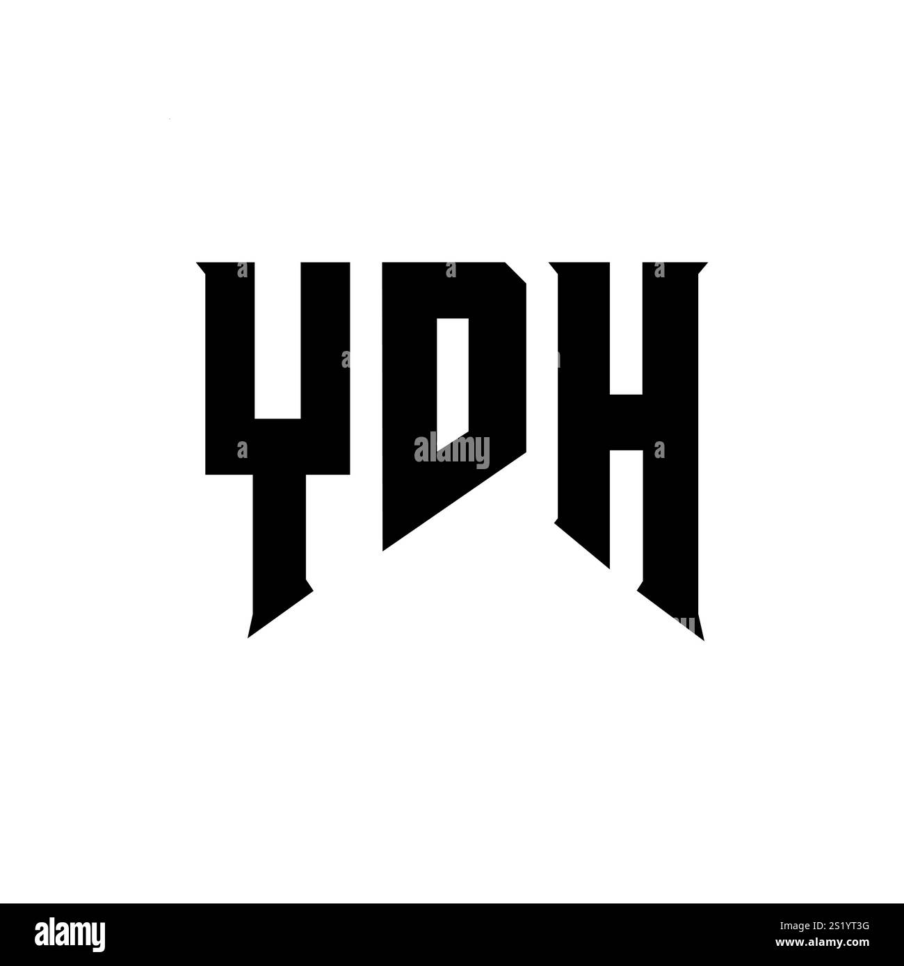 Ydh logo design hi-res stock photography and images - Alamy