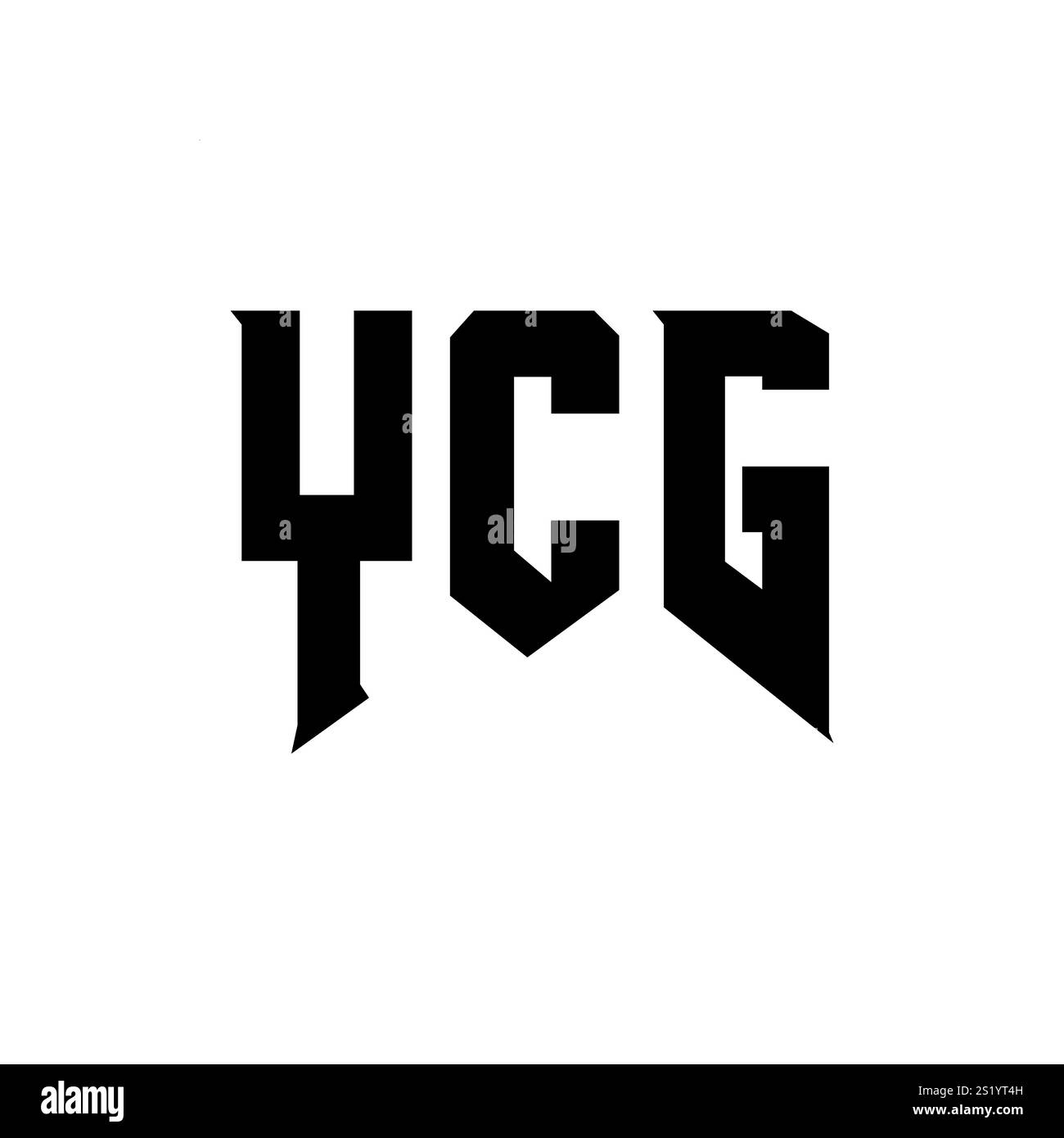 YCG letter logo design for technology company. YCG logo design black ...