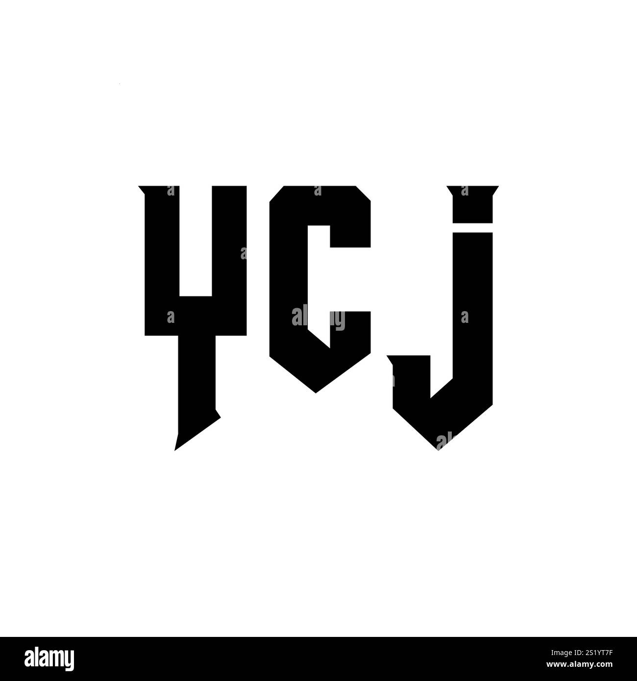 Ycj logo design hi-res stock photography and images - Alamy