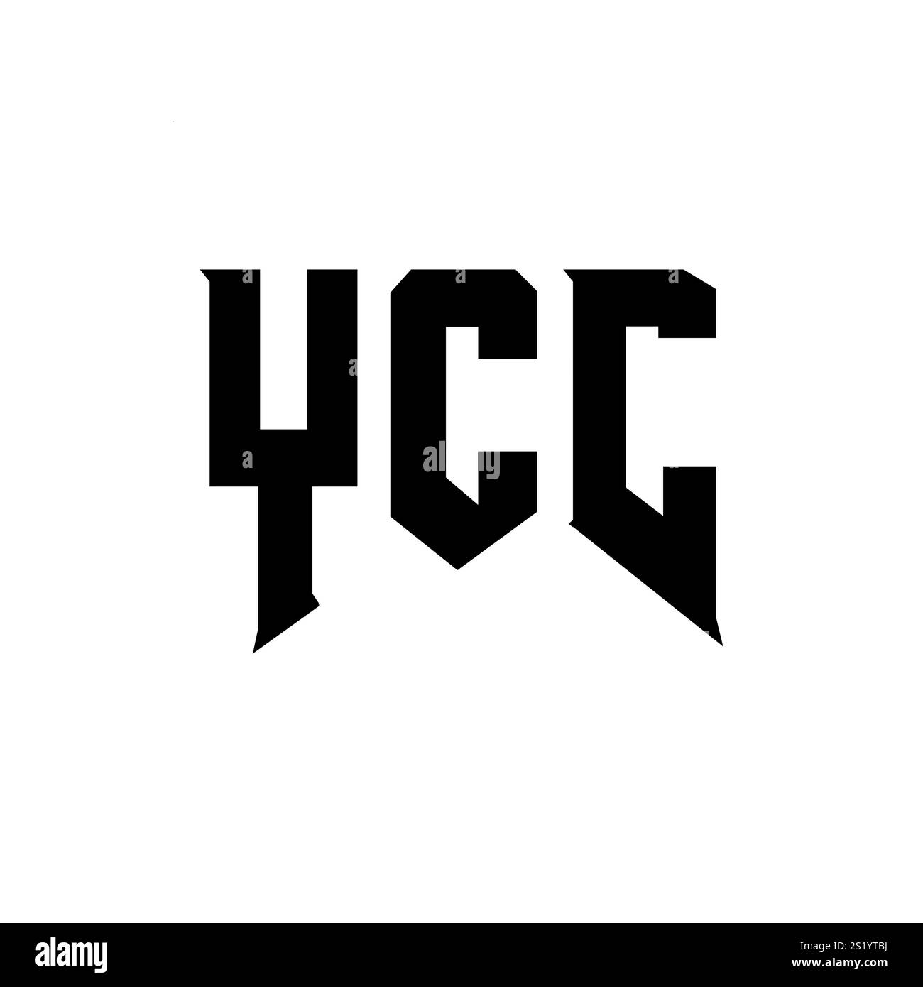 YCC letter logo design for technology company. YCC logo design black ...