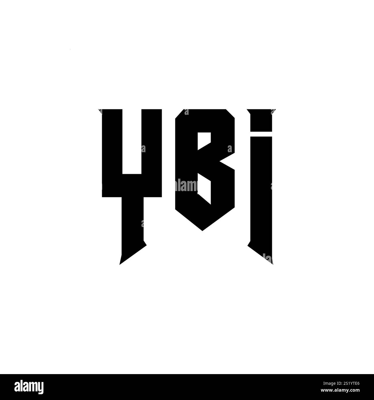 Ybi logo design hi-res stock photography and images - Alamy