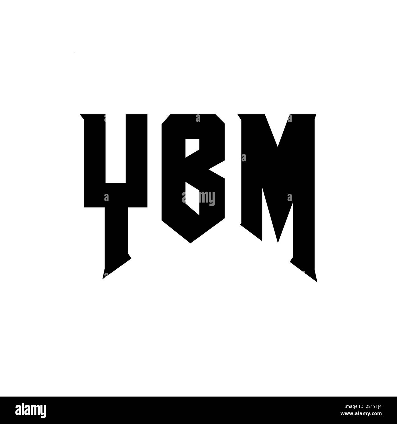 Ybm logo design hi-res stock photography and images - Alamy