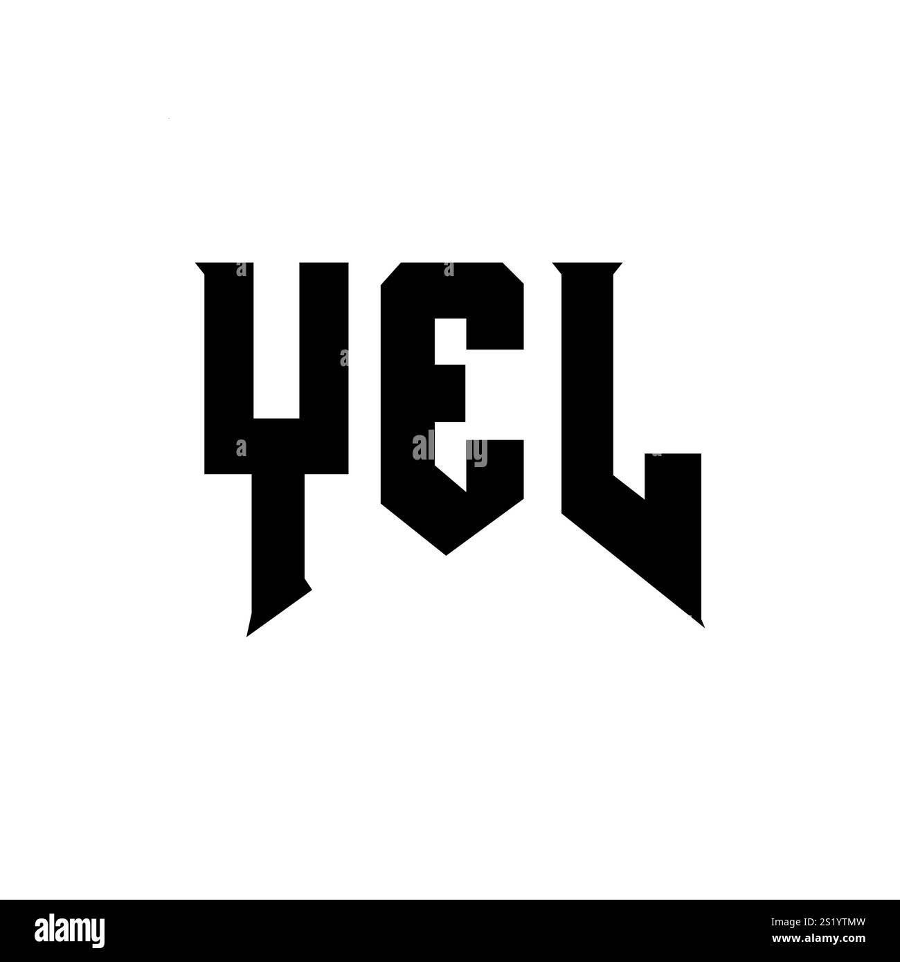 Yel logo design hi-res stock photography and images - Alamy