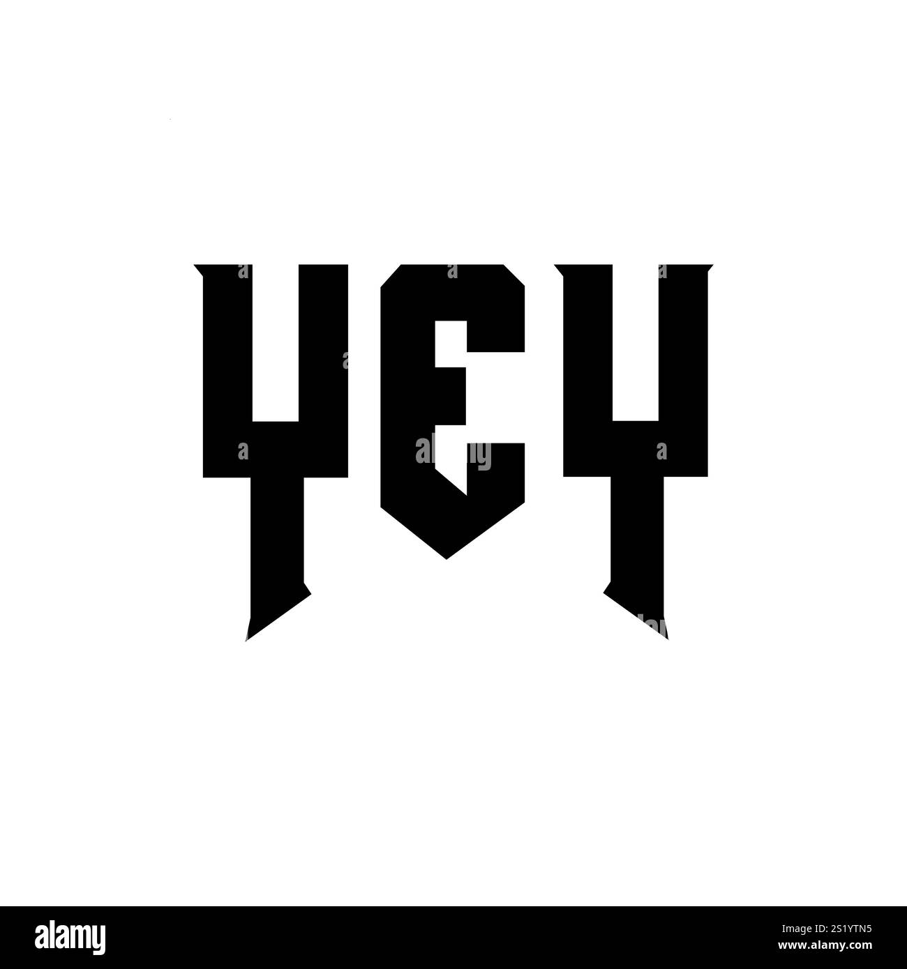 Yey logo design Stock Vector Images - Alamy