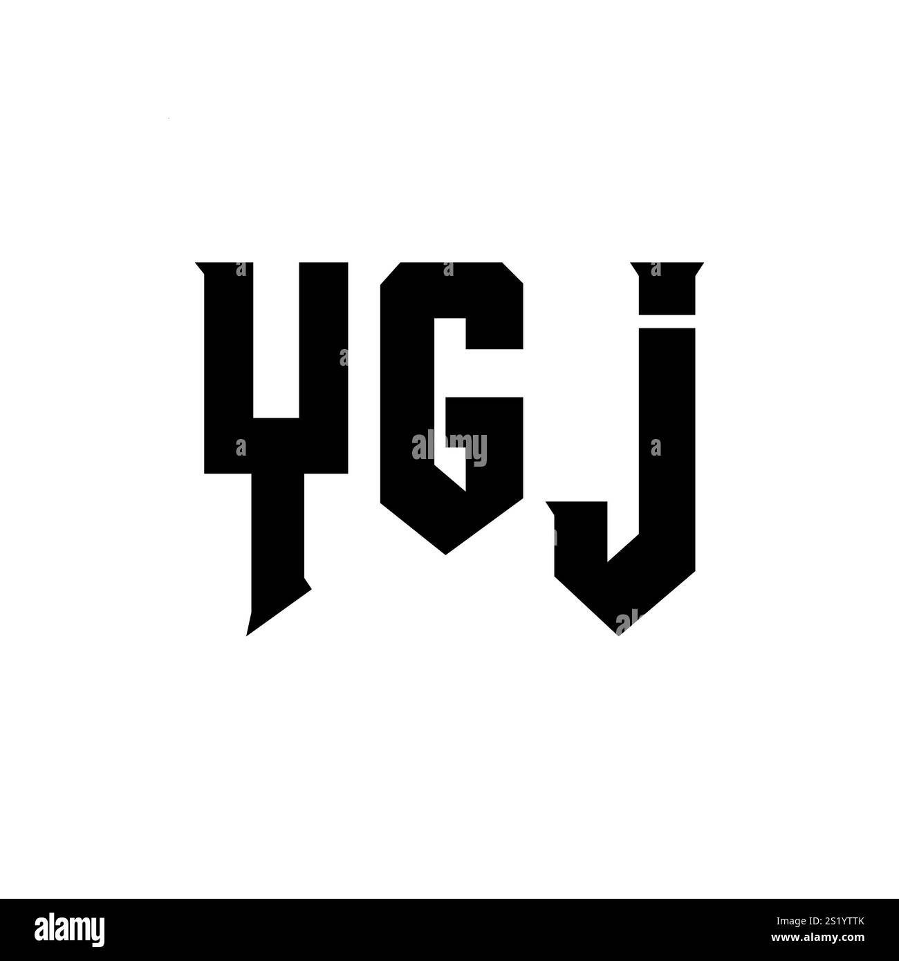 Ygj logo design hi-res stock photography and images - Alamy