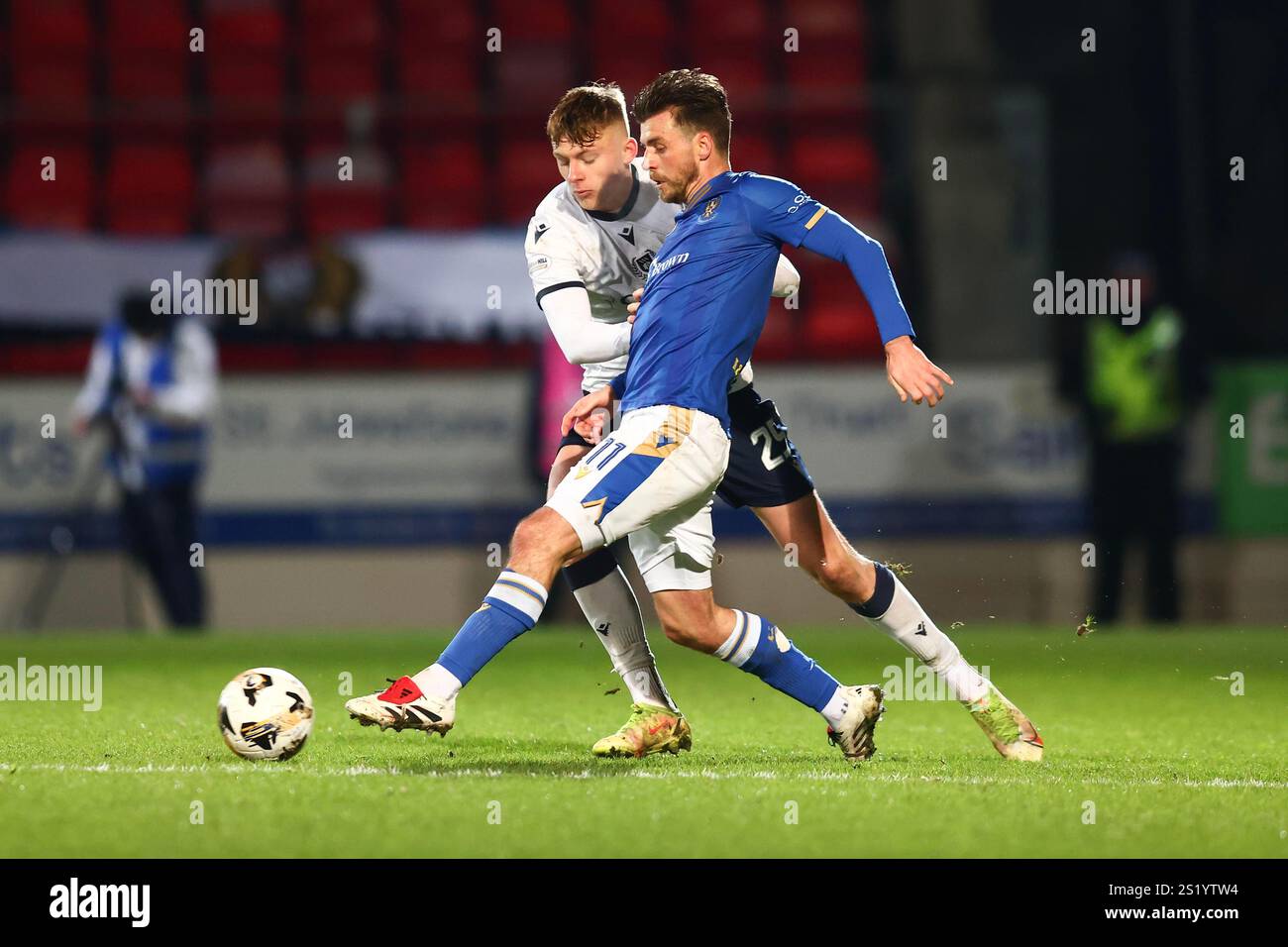 5th January 2025; McDiarmid Park, Perth, Scotland: Scottish Premiership ...
