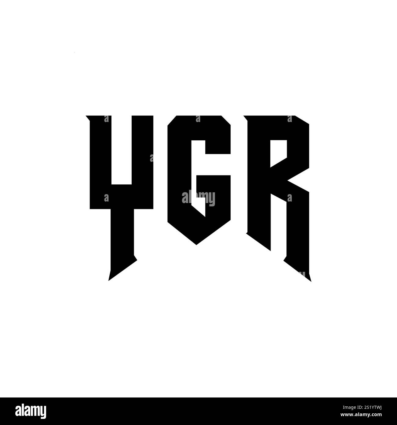 Ygr logo design hi-res stock photography and images - Alamy