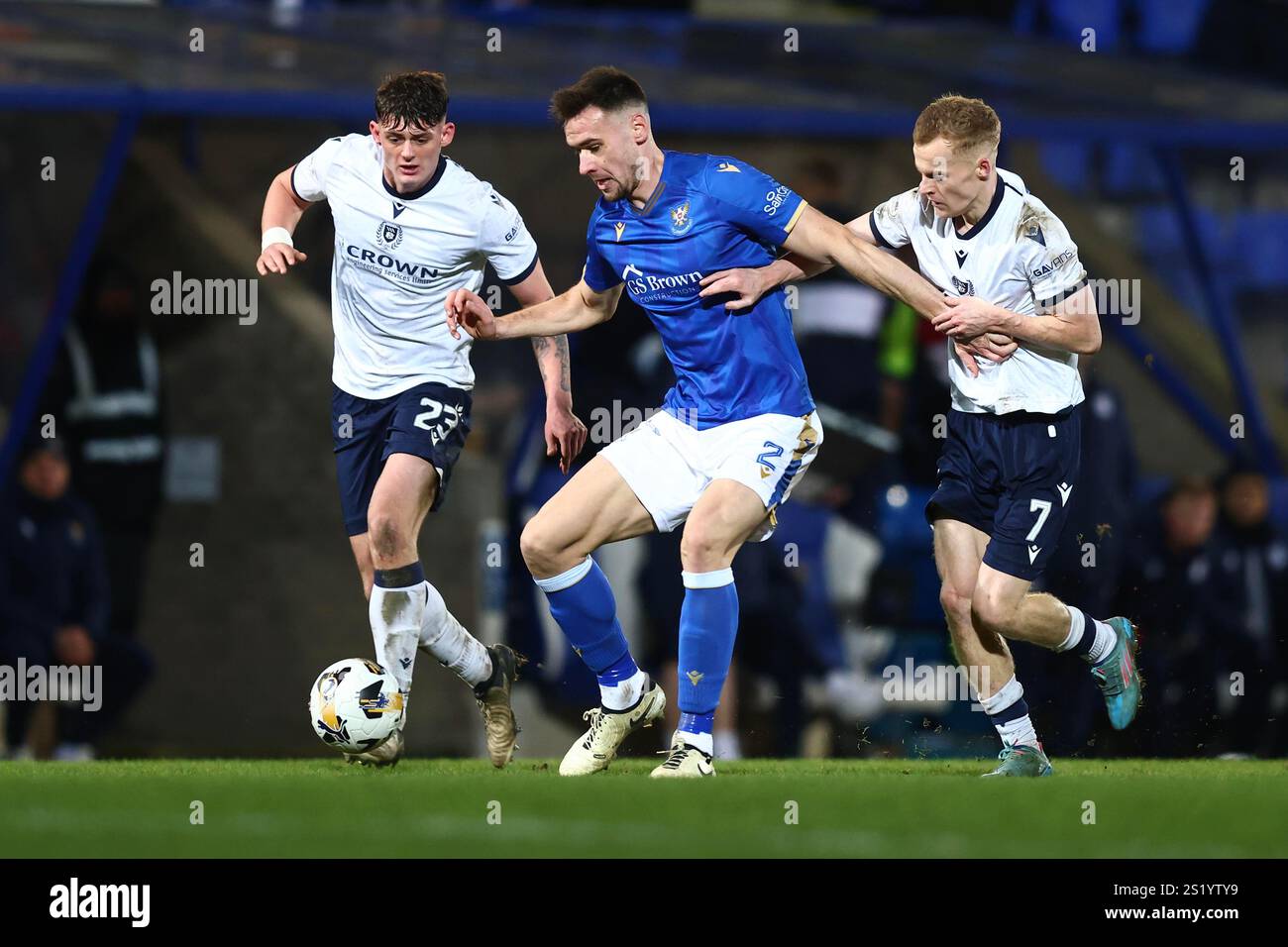 Perth, Scotland. 5th January 2025; McDiarmid Park, Perth, Scotland ...