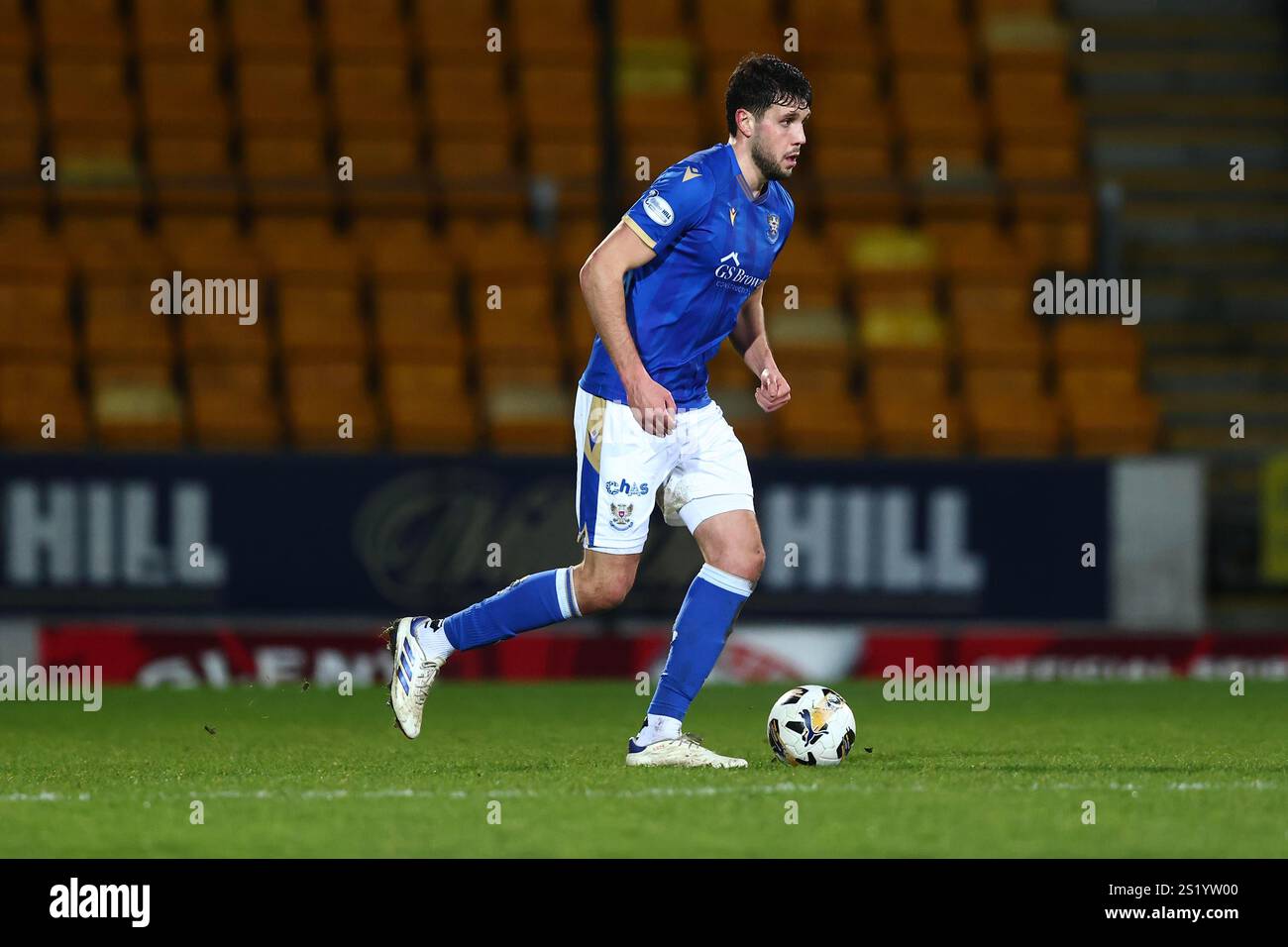 5th January 2025; McDiarmid Park, Perth, Scotland: Scottish Premiership ...