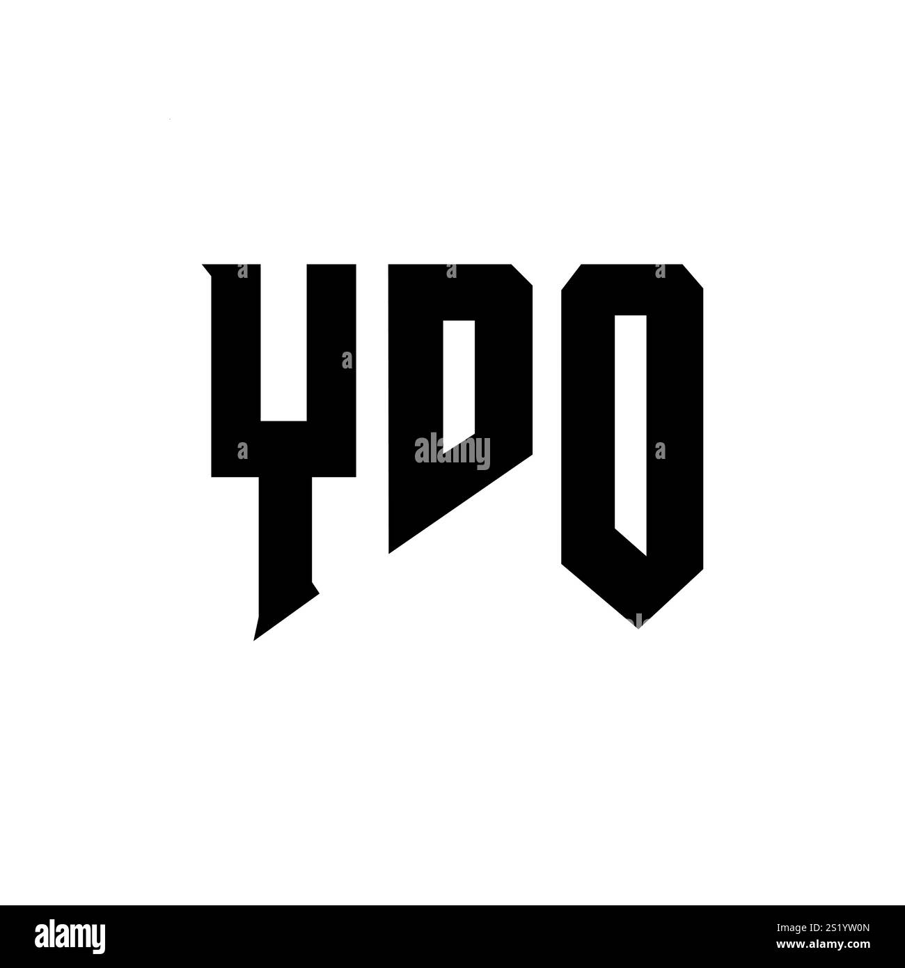 YDO letter logo design for technology company. YDO logo design black ...