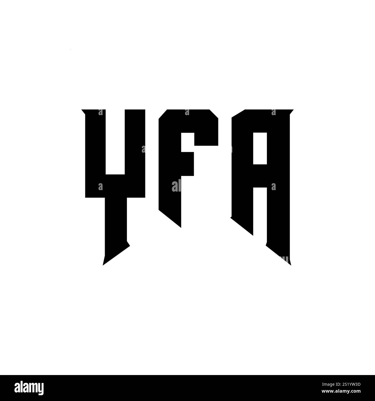 Yfa logo design hi-res stock photography and images - Alamy