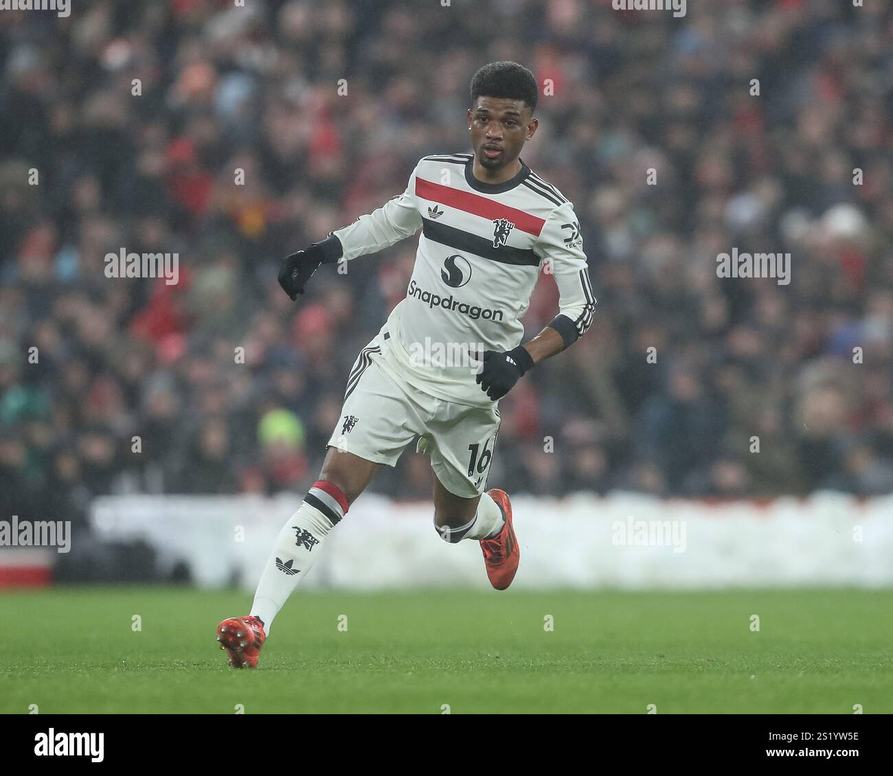Amad Diallo of Manchester United during the Premier League match ...