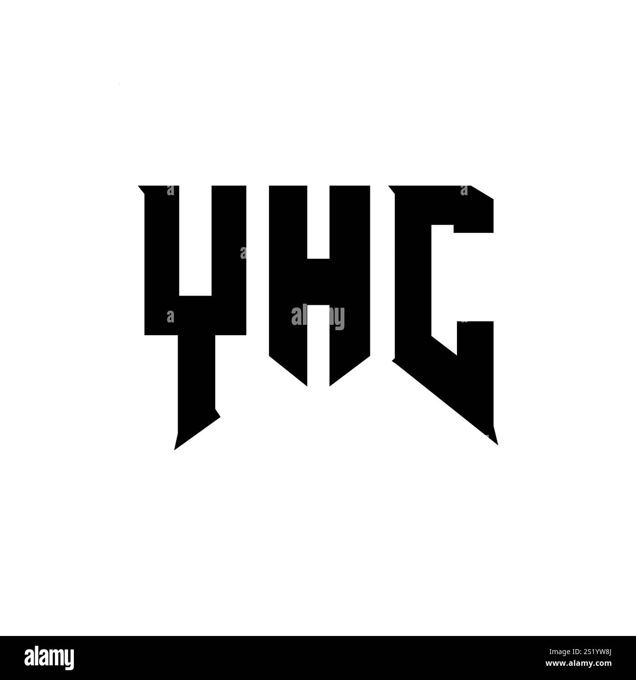 Yhc logo design hi-res stock photography and images - Alamy
