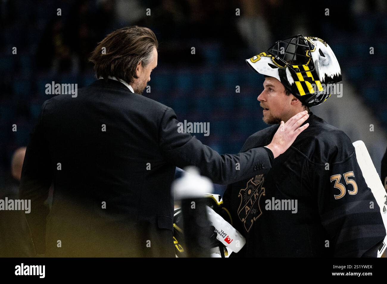 Stockholm, Sverige. 05th Jan, 2025. 250105 AIKs målvaktstränare ...