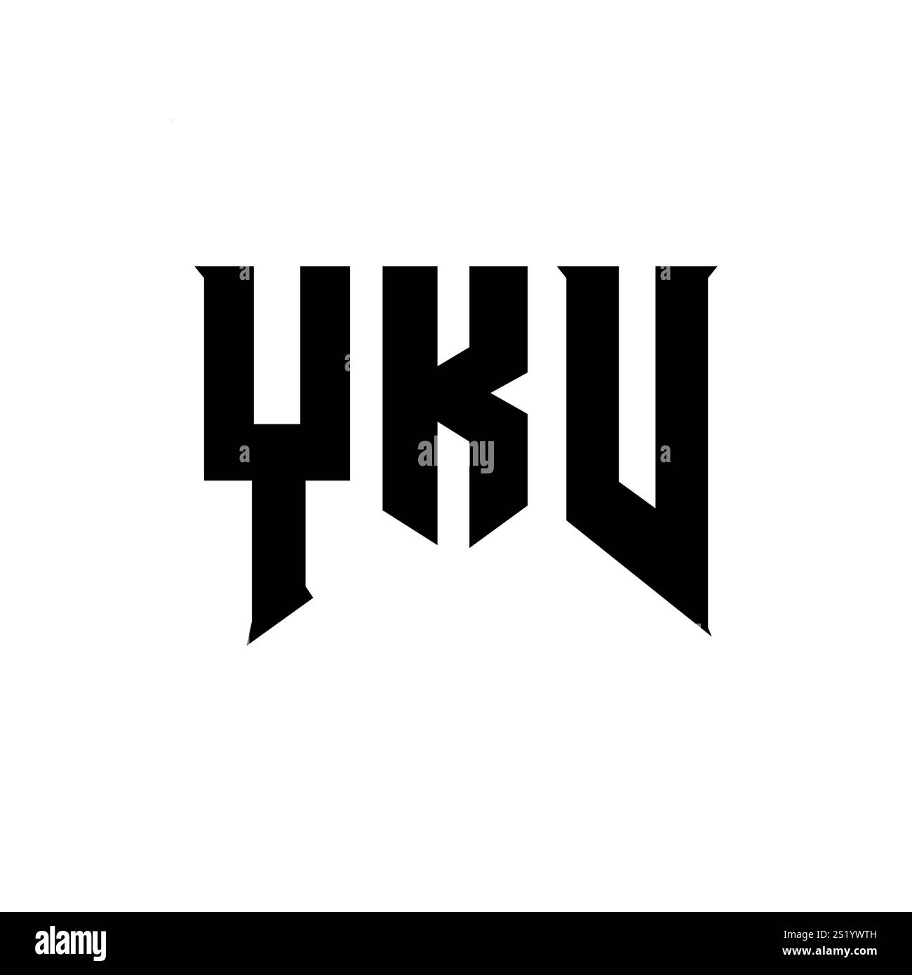 YKV letter logo design for technology company. YKV logo design black ...