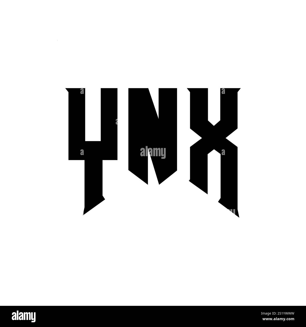 Ynx logo design Stock Vector Images - Alamy