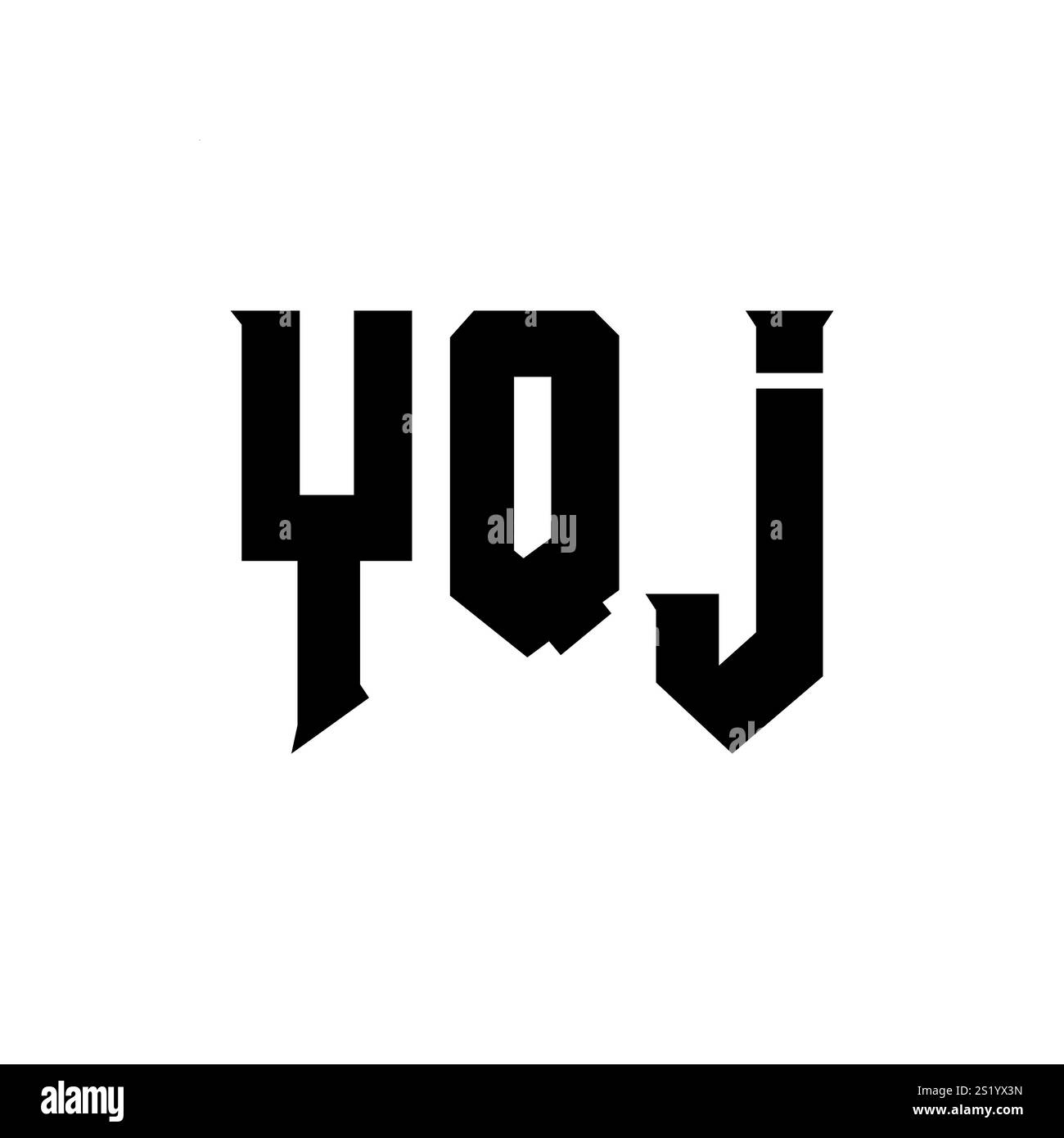 Yqj logo design hi-res stock photography and images - Alamy
