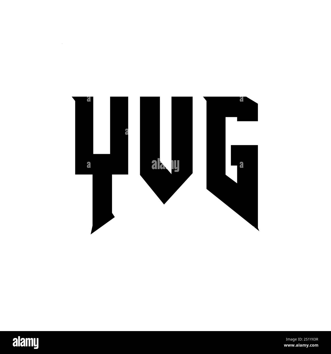 Yvg logo design hi-res stock photography and images - Alamy