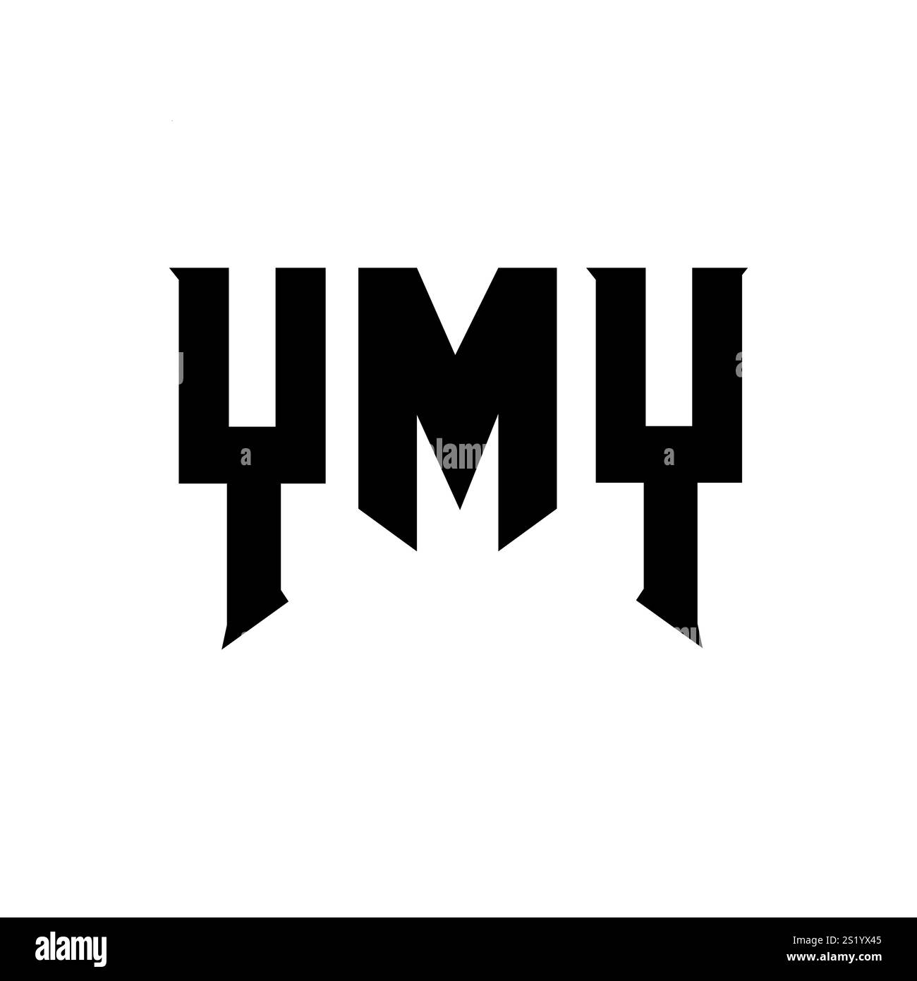 Ymy logo design hi-res stock photography and images - Alamy