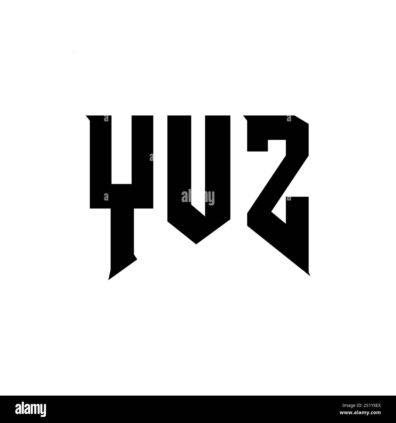 Yuz logo design hi-res stock photography and images - Alamy