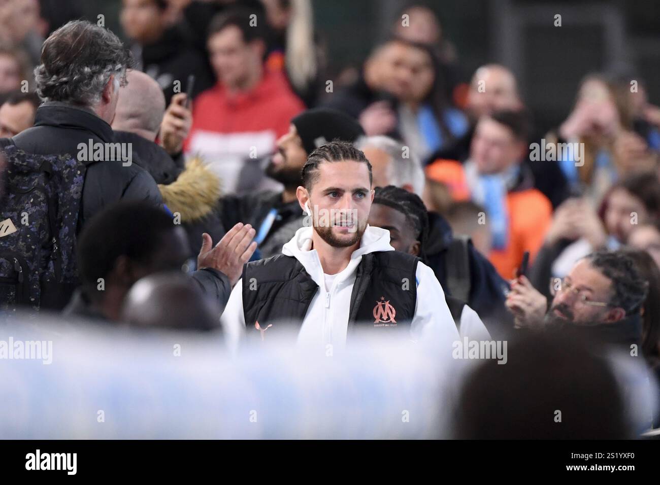 Marseille, France. 05th Jan, 2025. 25 Adrien RABIOT (om) during the ...