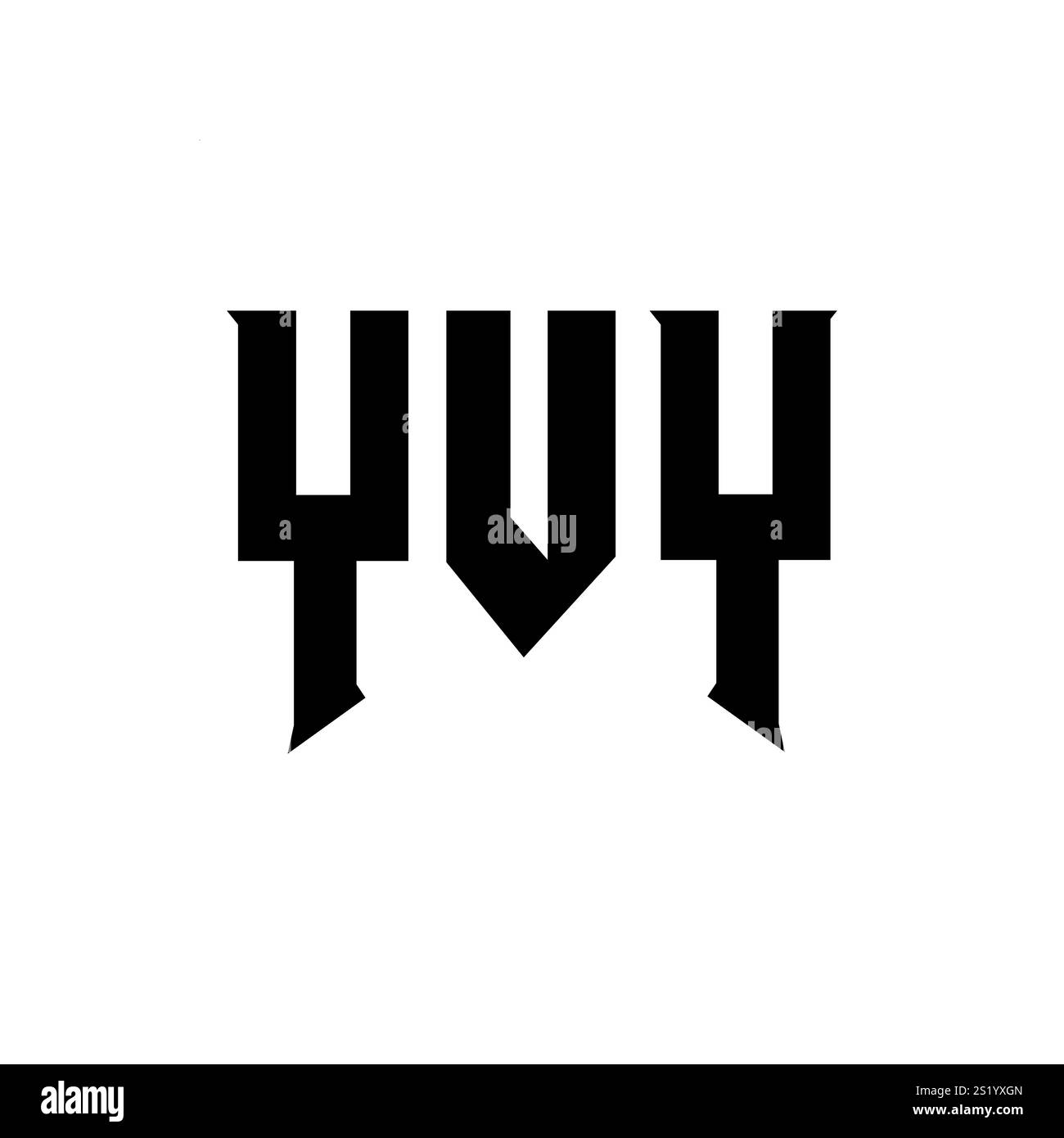 YVY letter logo design for technology company. YVY logo design black ...