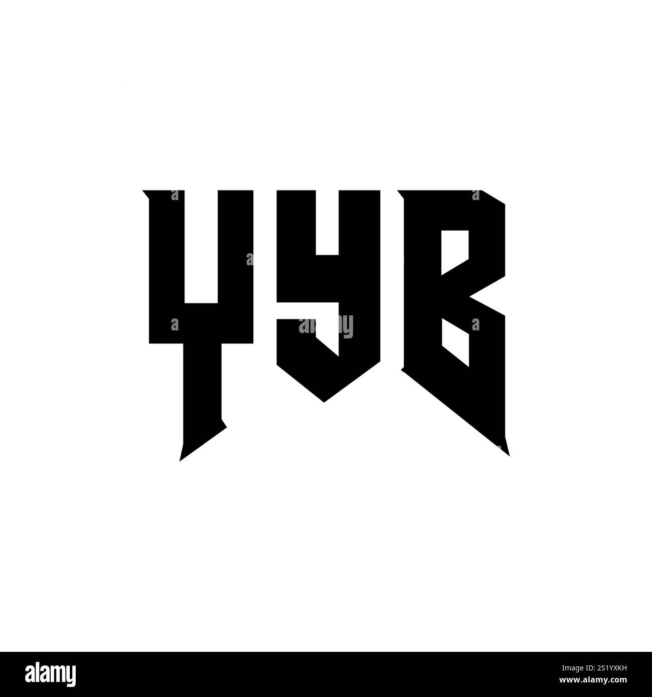Yyb logo design hi-res stock photography and images - Alamy