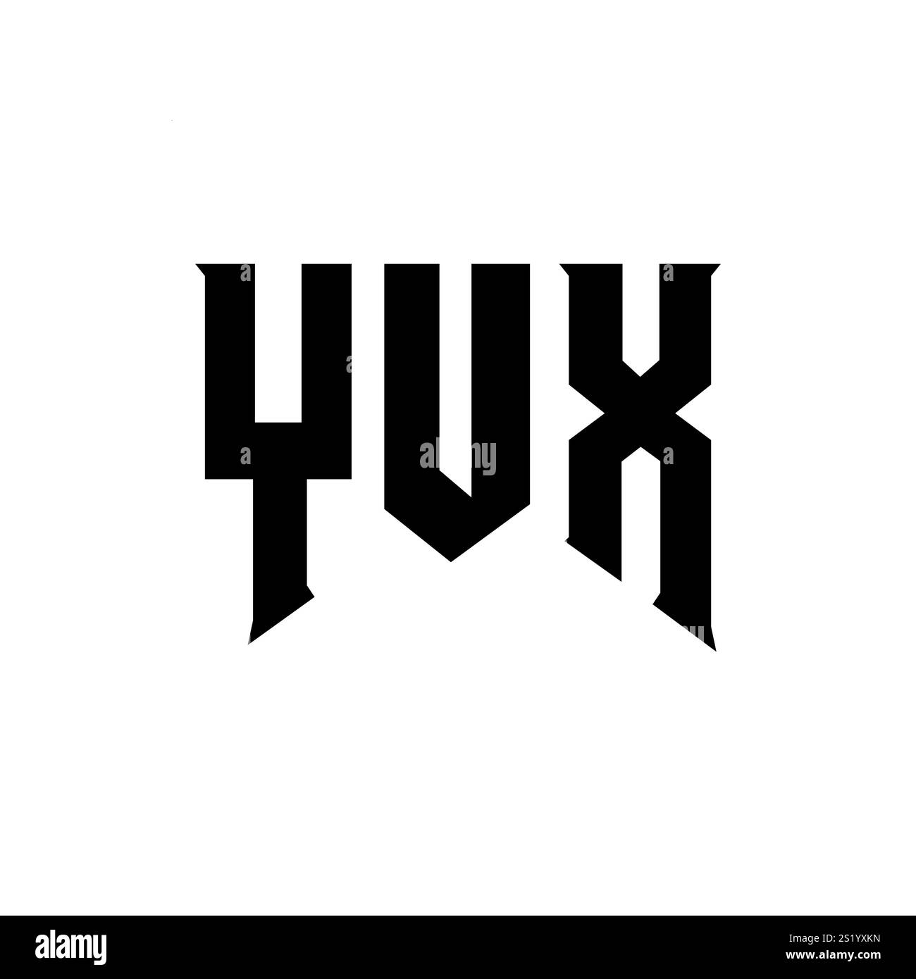 Yux logo design hi-res stock photography and images - Alamy