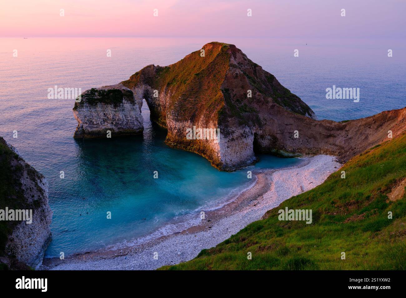 The rock formation of High Stacks Arch, also known as the Drinking ...