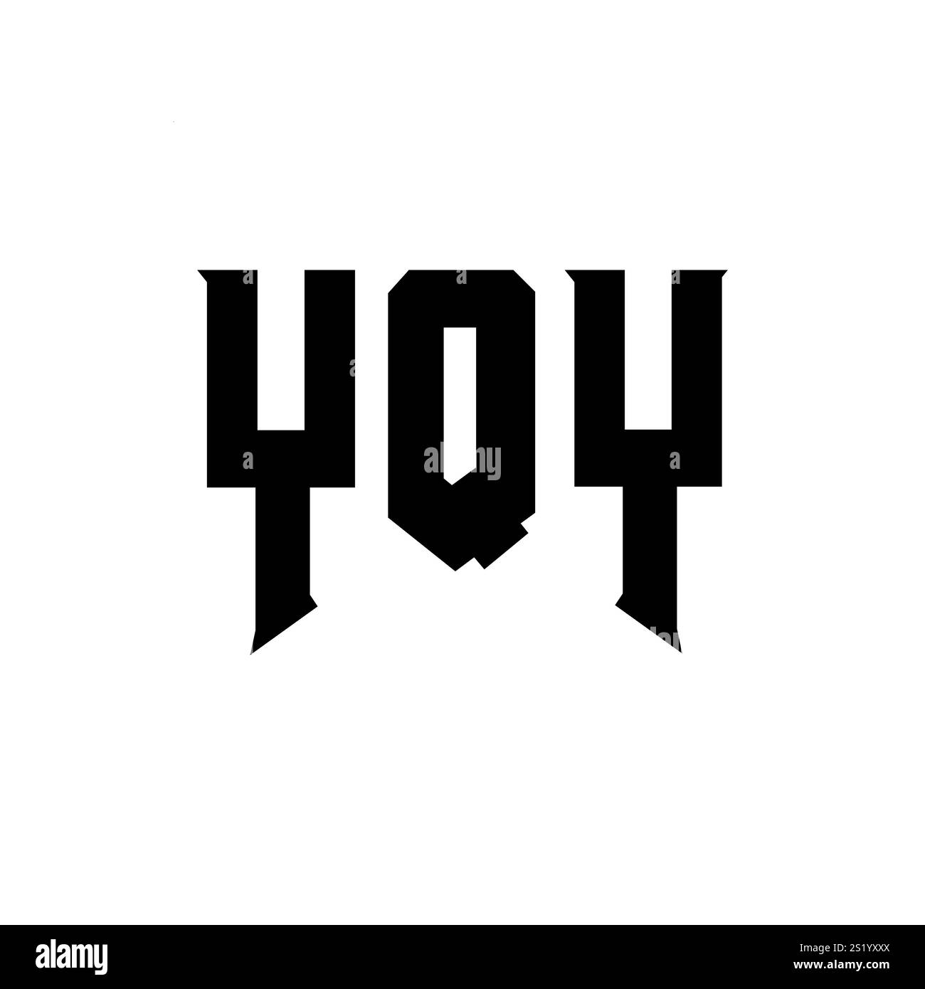 Yqy logo design hi-res stock photography and images - Alamy