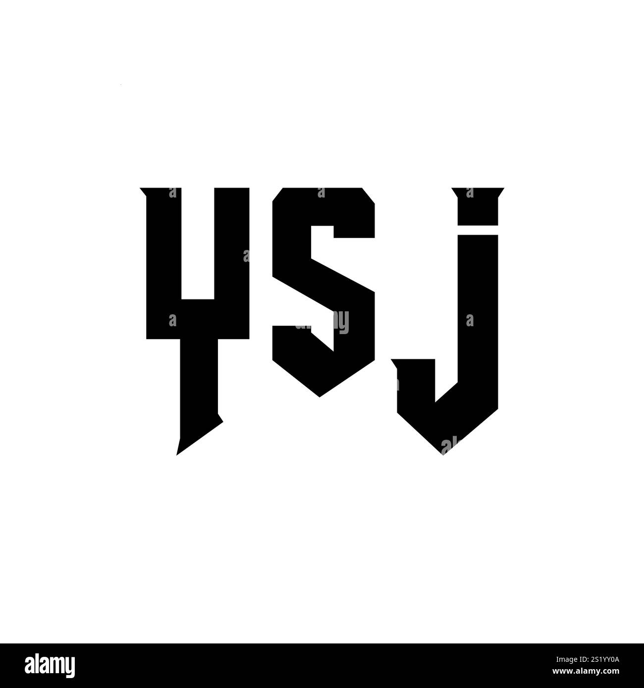 Ysj logo design hi-res stock photography and images - Alamy