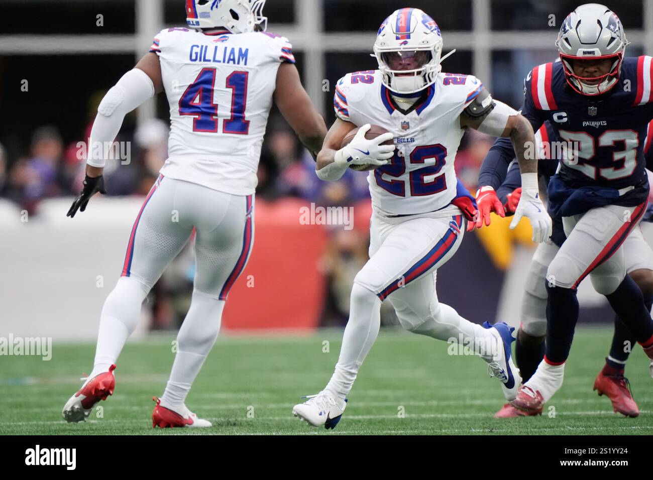 Buffalo Bills running back Ray Davis (22) during the first half of an ...