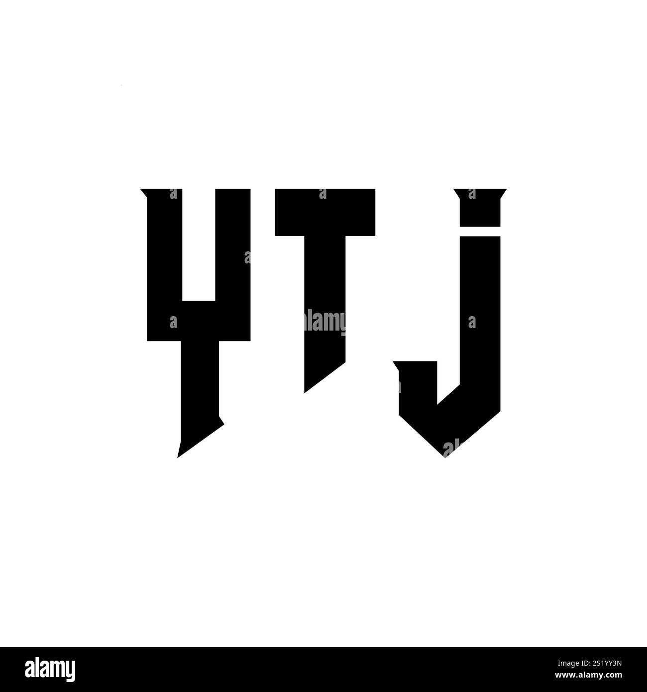 Ytj logo design Stock Vector Images - Alamy