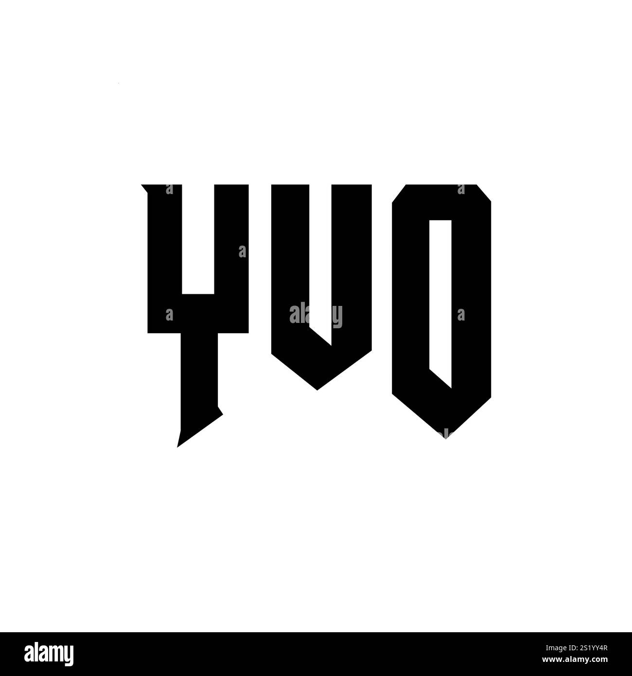 YUO letter logo design for technology company. YUO logo design black ...