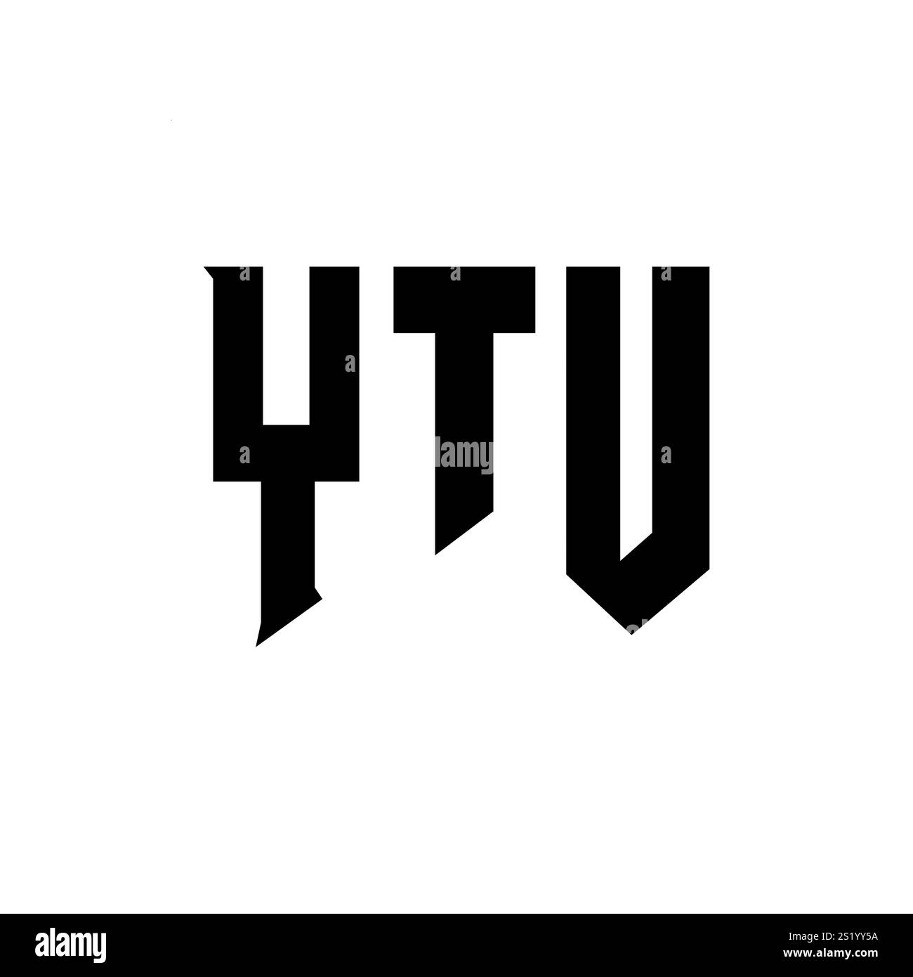 Ytu logo design hi-res stock photography and images - Alamy